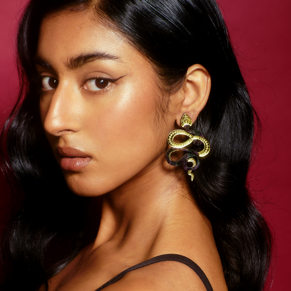 Anisha Parmar London - Handcrafted Big Statement Earrings – Anisha ...